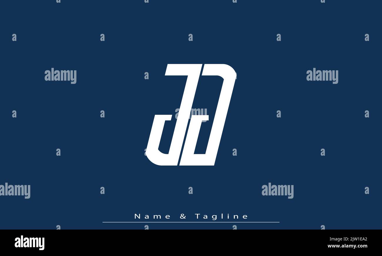 Alphabet letters Initials Monogram logo JJ Stock Vector Image & Art - Alamy