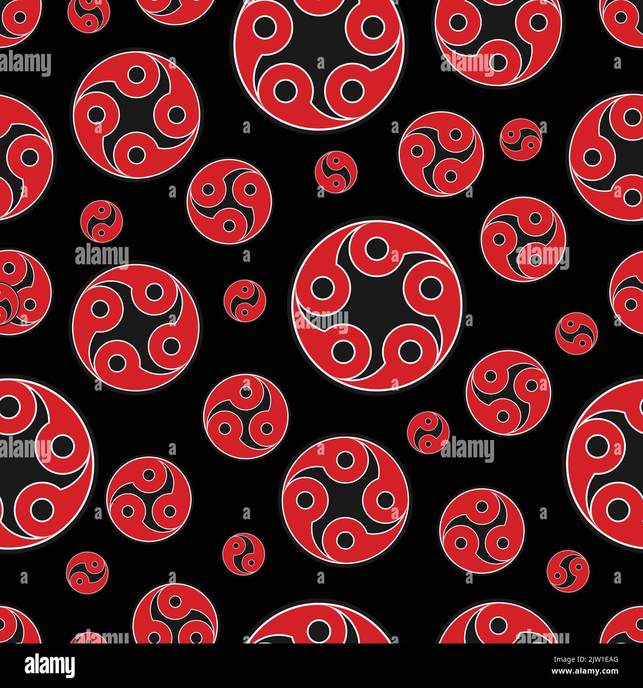 Tomoe hams pattern vector design, symbol of Japanese culture Stock ...