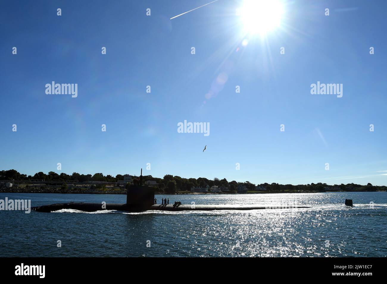 220902-N-GR655-0175 GROTON, Conn. (September 2, 2022) – The USS San ...