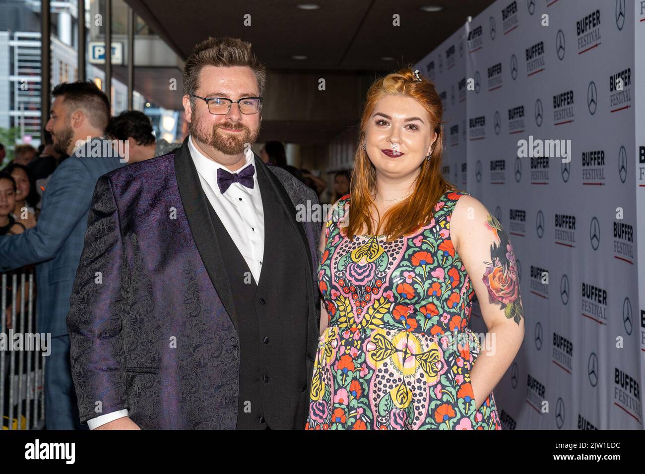 Thomas Ridgewell at 2022 Buffer Festival red carpet Stock Photo - Alamy