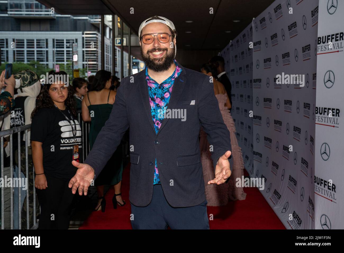 Fred Bastien at 2022 Buffer Festival red carpet Stock Photo - Alamy