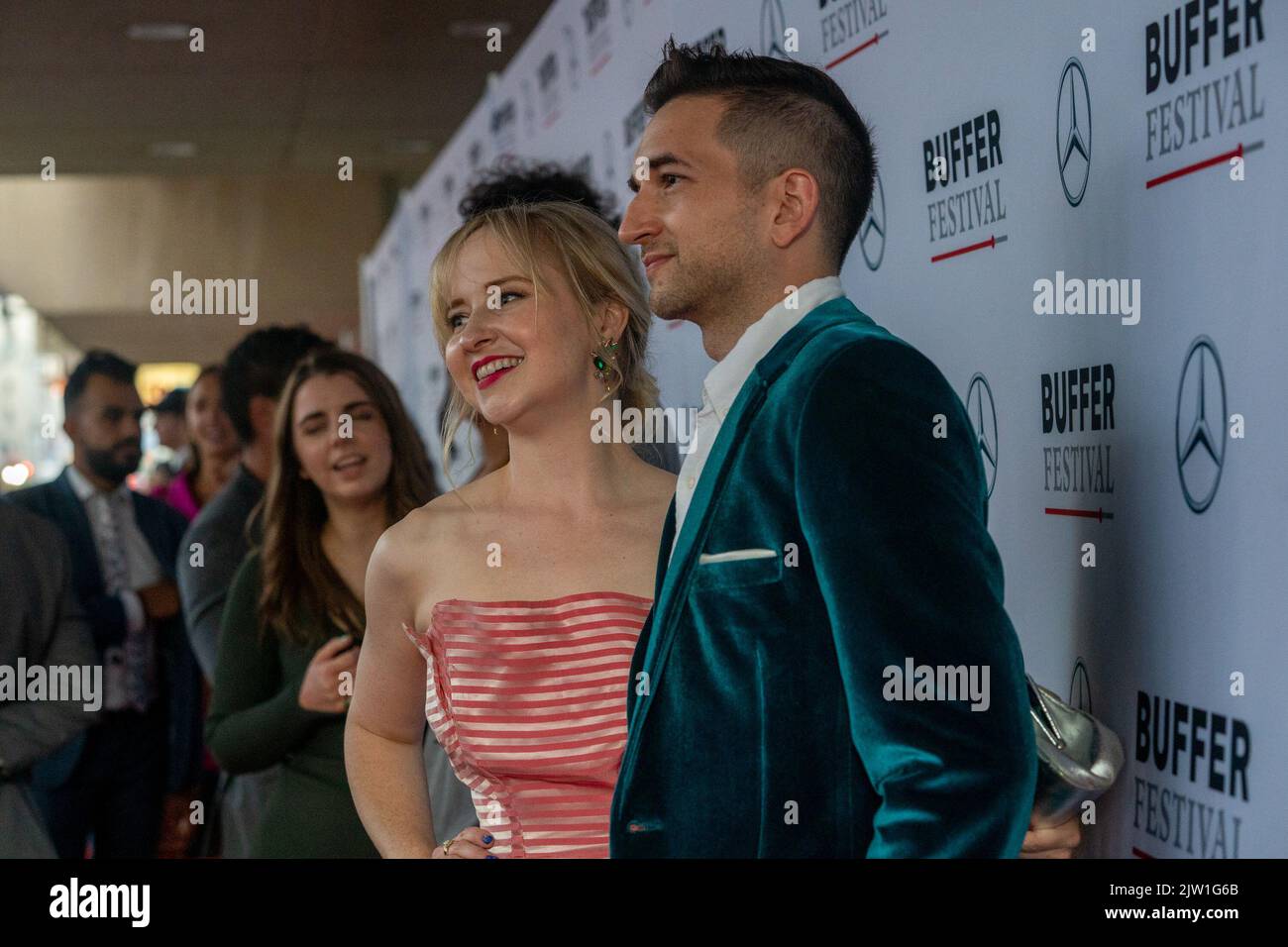 Mary Kate Wiles at 2022 Buffer Festival red carpet Stock Photo - Alamy