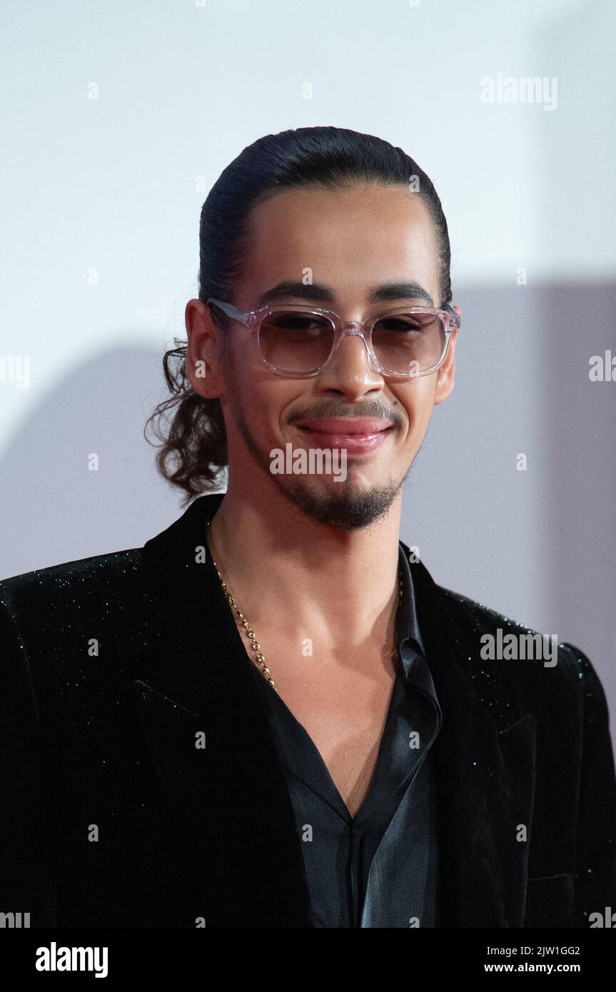 Venice, Italy. 02nd Sep, 2022. Sami Slimane attending the Athena ...