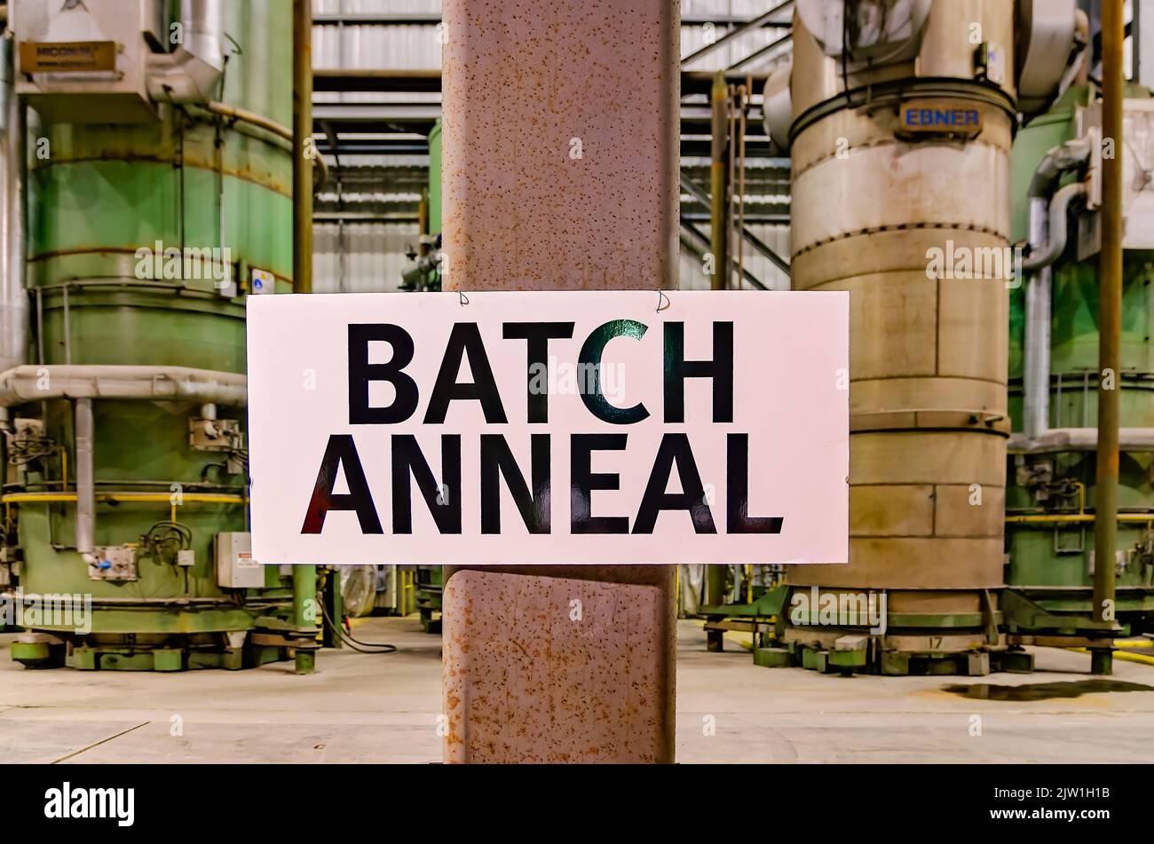 The batch annealing line is pictured at Severstal Columbus, Oct. 22 ...