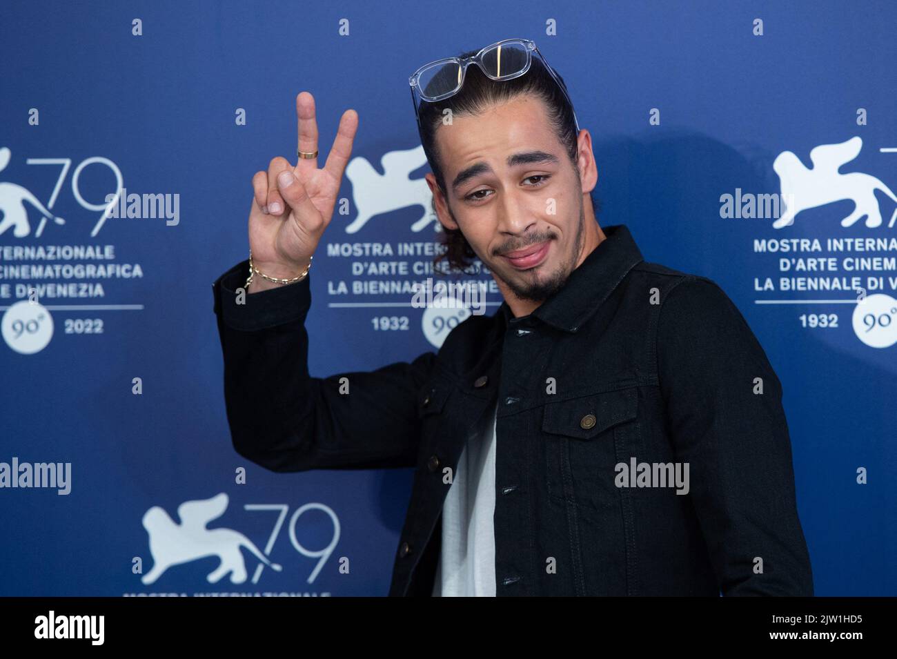 Venice, Italy. 02nd Sep, 2022. Sami Slimane attending the Athena ...