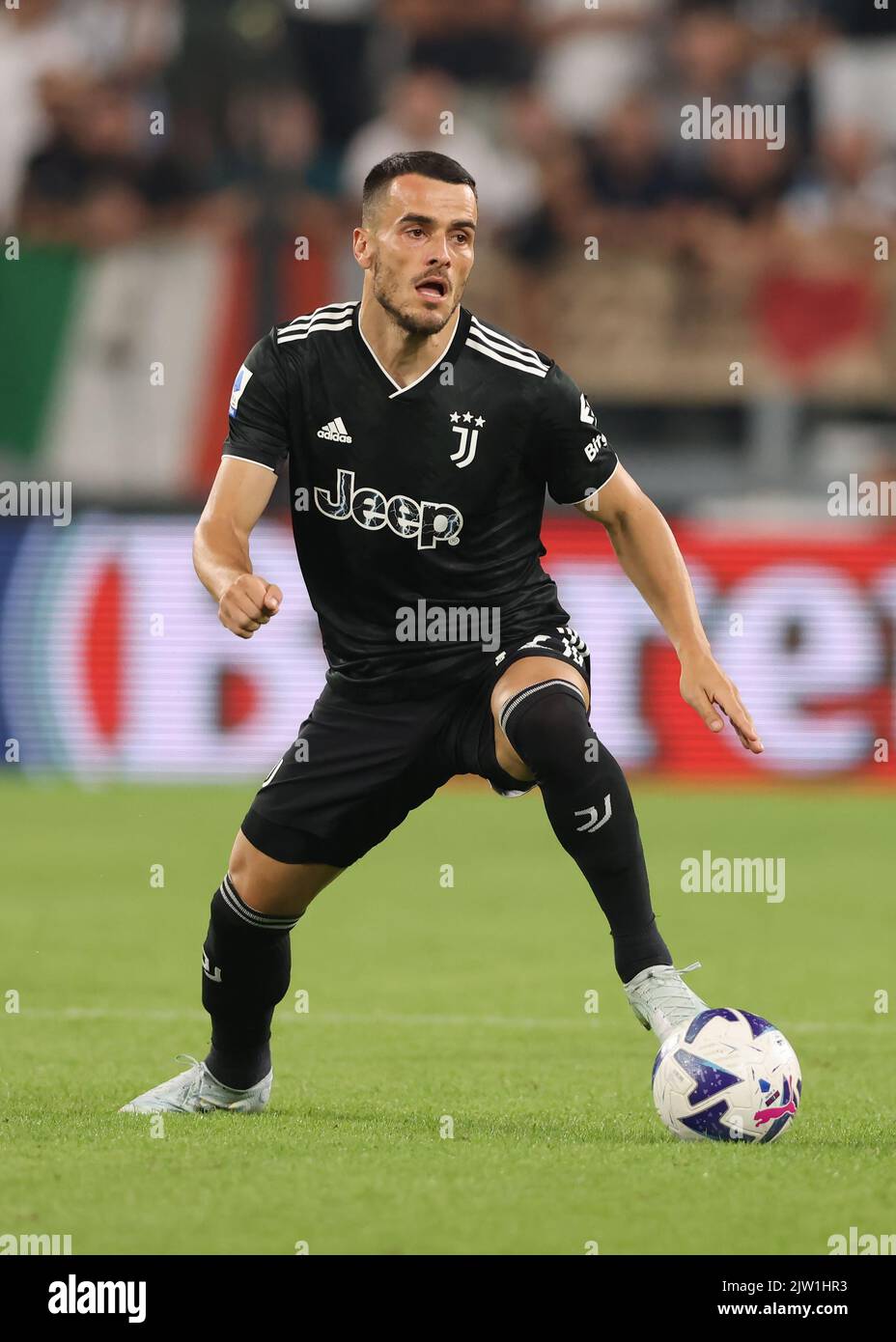 Turin, Italy, 31st August 2022. Filip Kostic of Juventus during the ... Turin, Italy, 31st August 2022. Filip Kostic of Juventus during the ...
