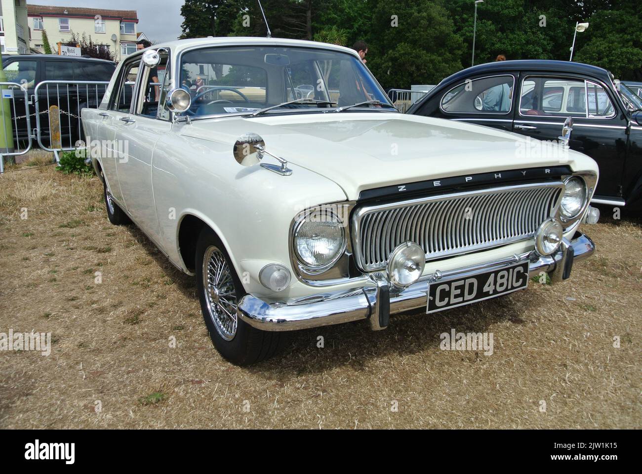 A 1965 Ford Zephyr parked up on display at the English Riviera classic ...
