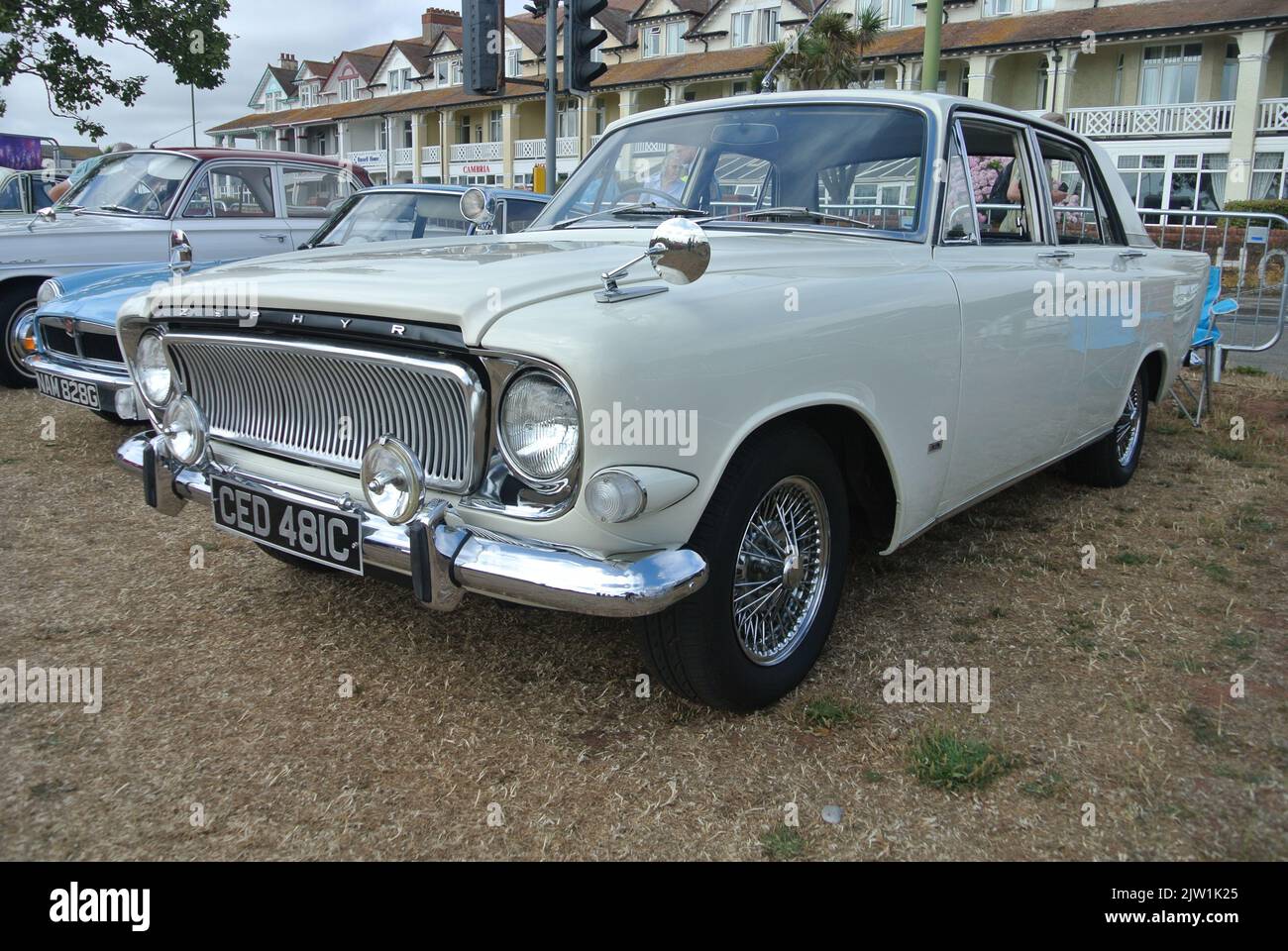 A 1965 Ford Zephyr parked up on display at the English Riviera classic ...