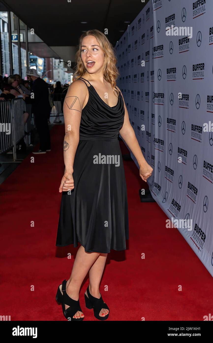 Julia Nunes at the 2022 Buffer Festival red carpet. Buffer Festival is the world's largest ...