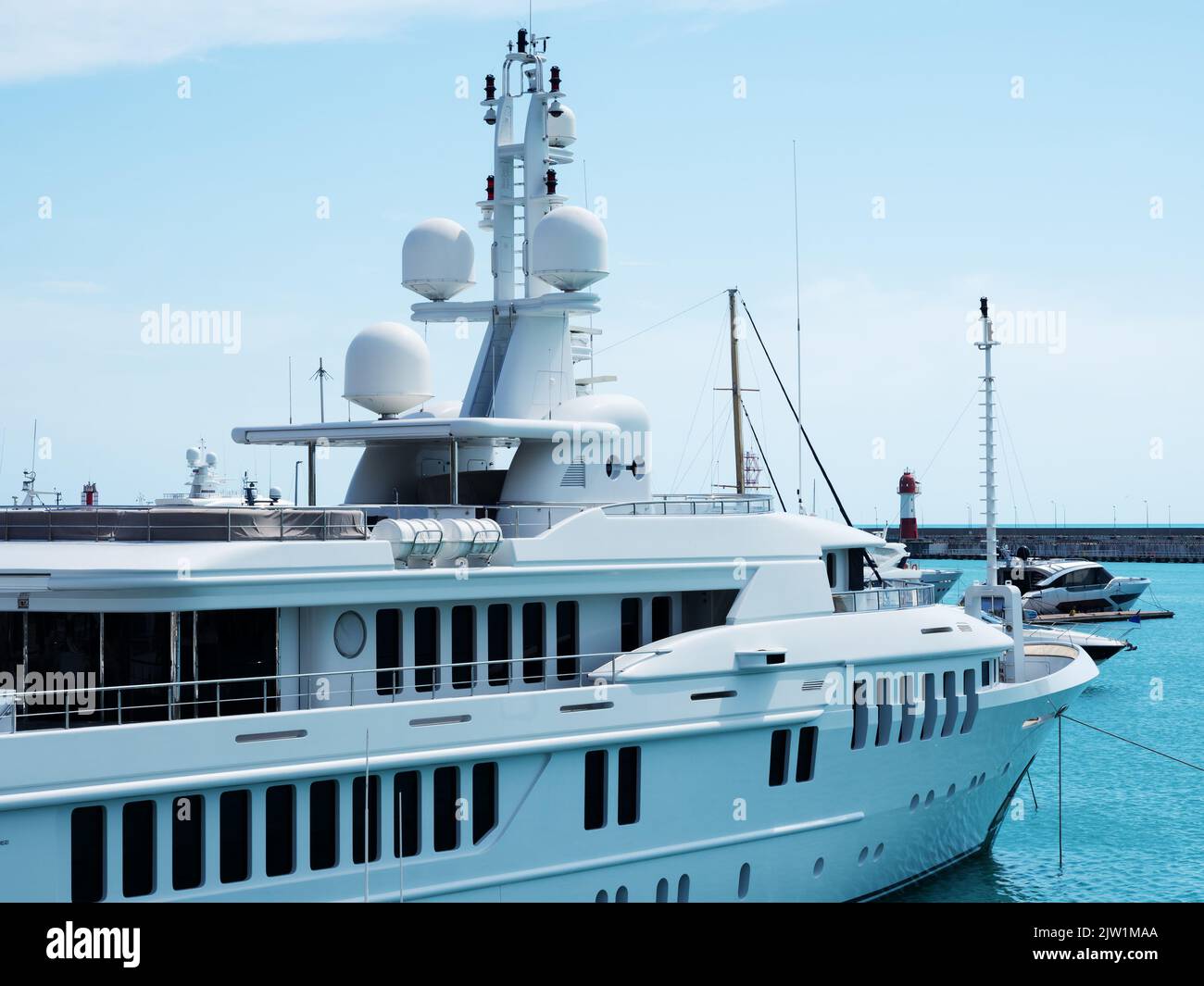 Side view super yacht hi-res stock photography and images - Alamy