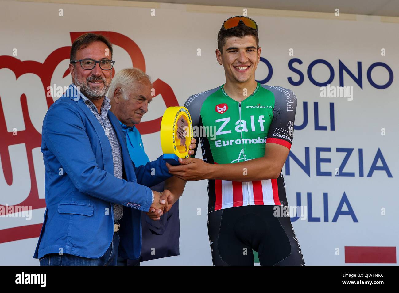 Colloredo Di Monte Albano, Italy. 02nd Sep, 2022. Third on the finisch ...