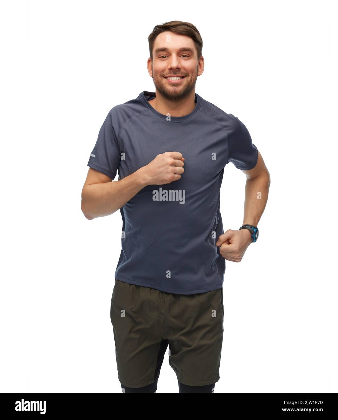 Smiling running hi-res stock photography and images - Alamy