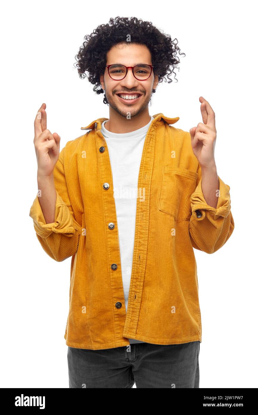 Smiling man in yellow jacket hi-res stock photography and images - Alamy