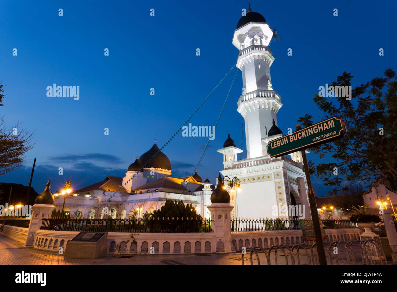 Penang, Malaysia - January 07 2016: The Kapitan Keling Mosque is a ...