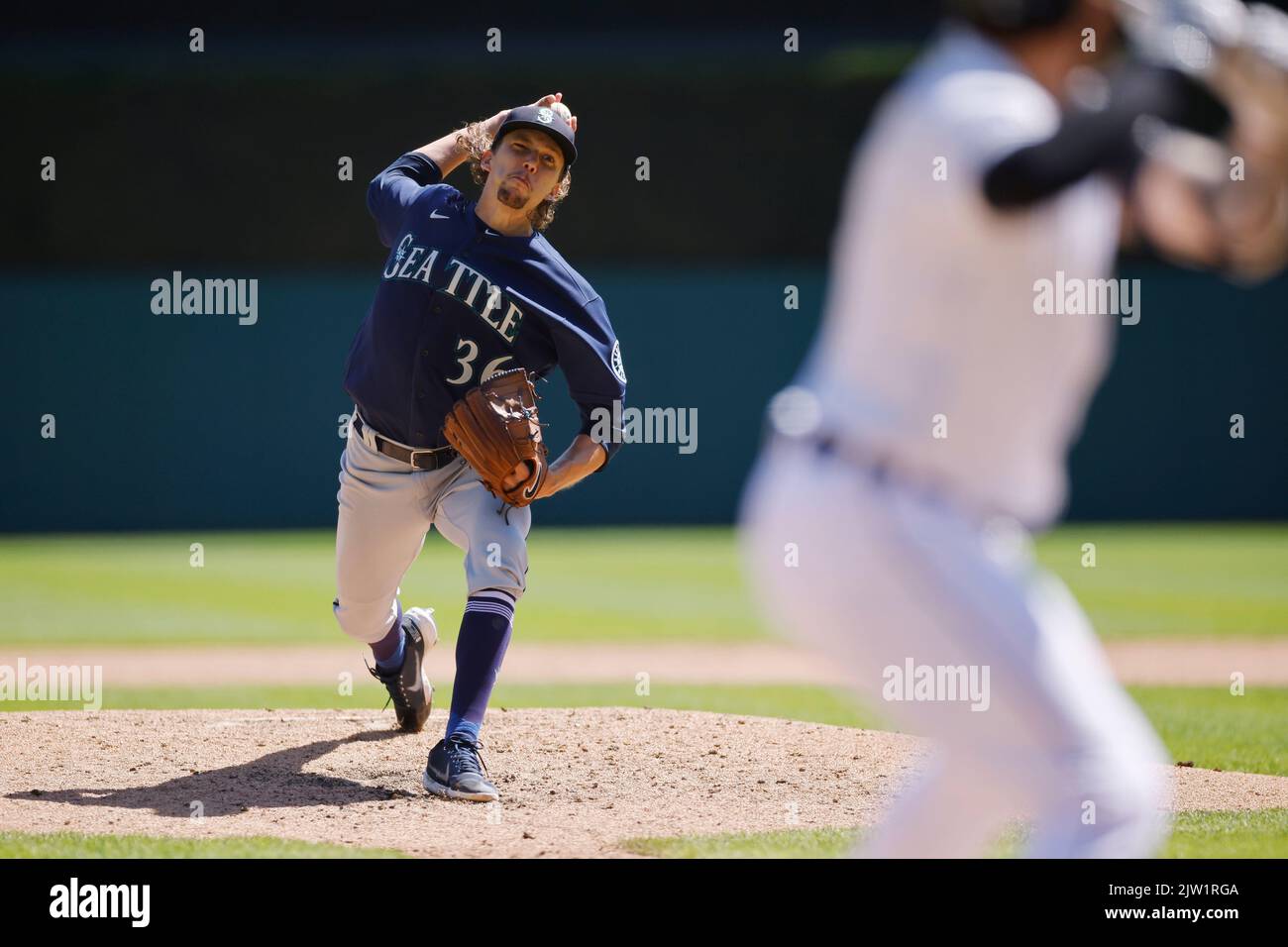 DETROIT, MI - SEPTEMBER 1: Seattle Mariners starting pitcher Logan ...