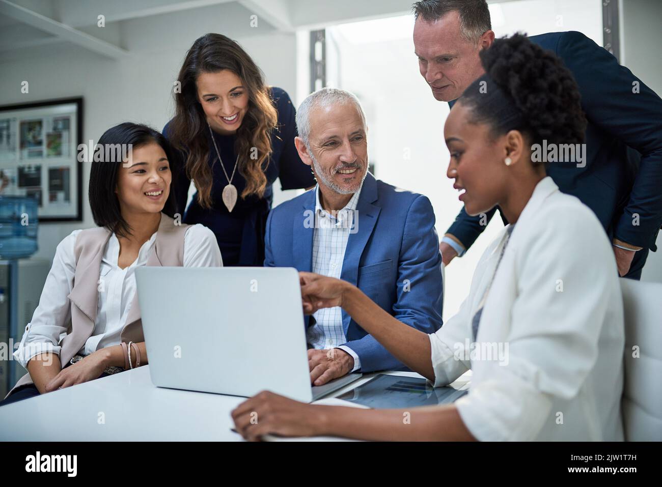 She has just the idea to make things work. businesspeople working ...