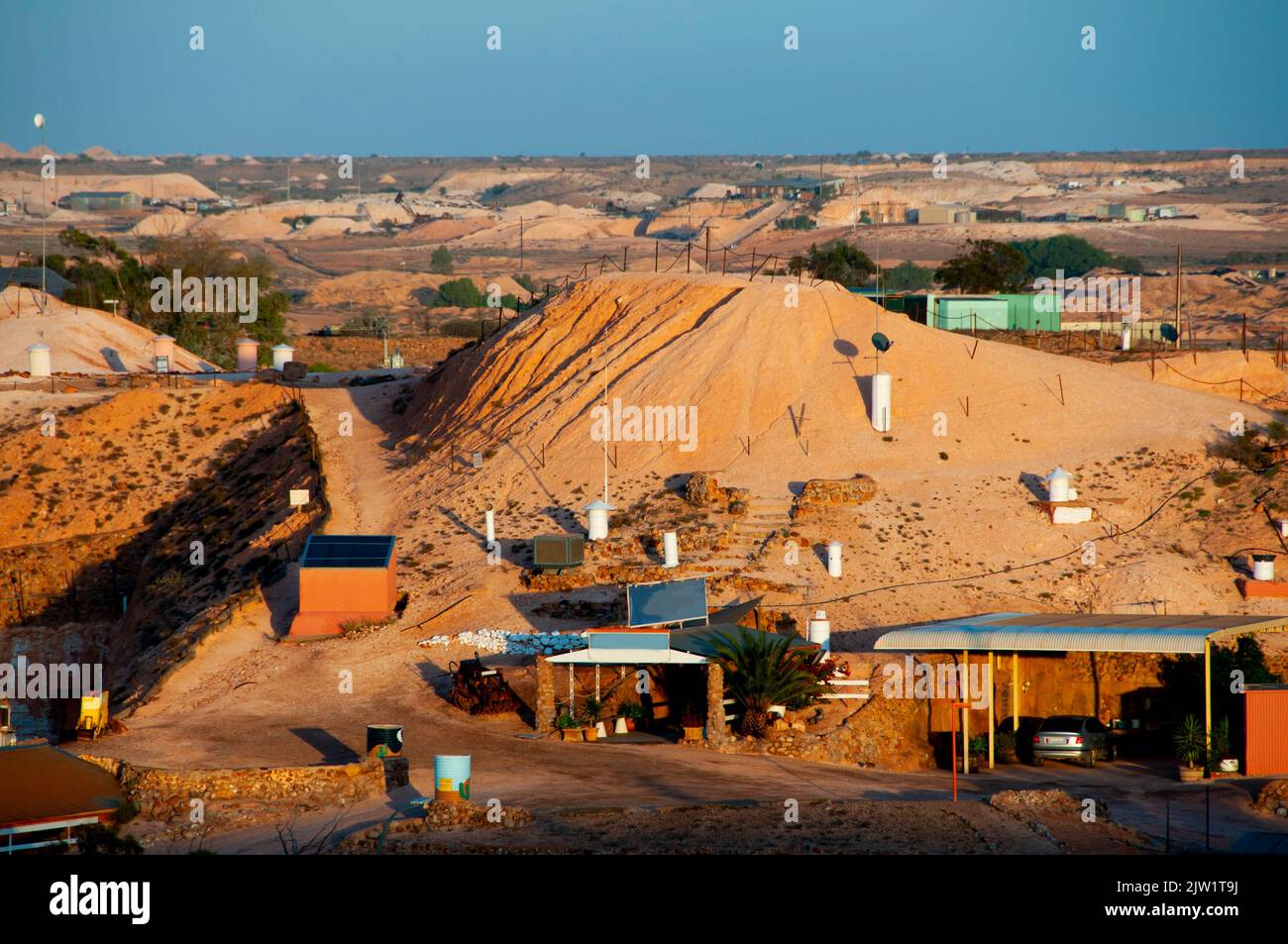 Town of Coober Pedy - Australia Stock Photo - Alamy