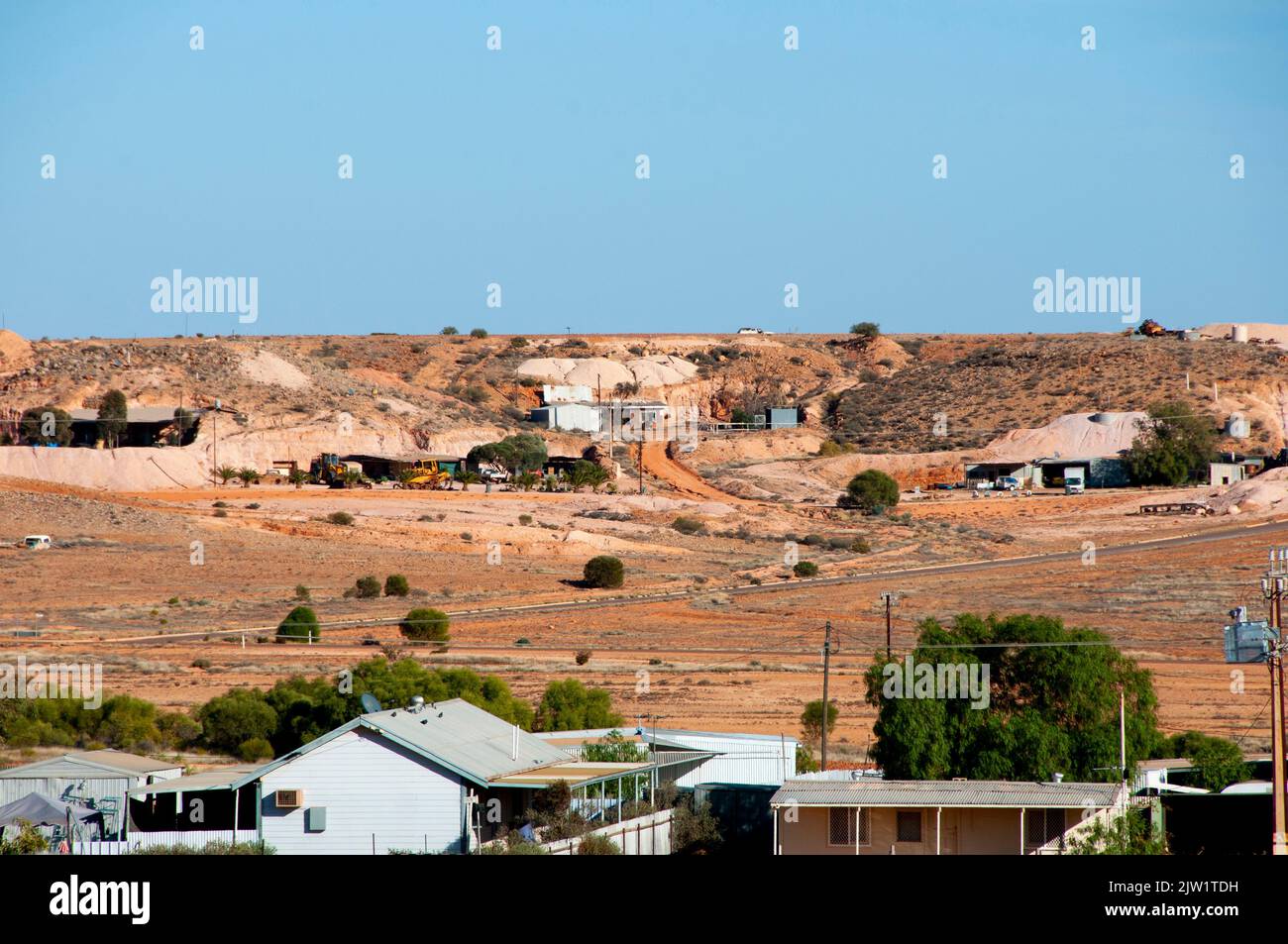 Town of Coober Pedy - Australia Stock Photo - Alamy