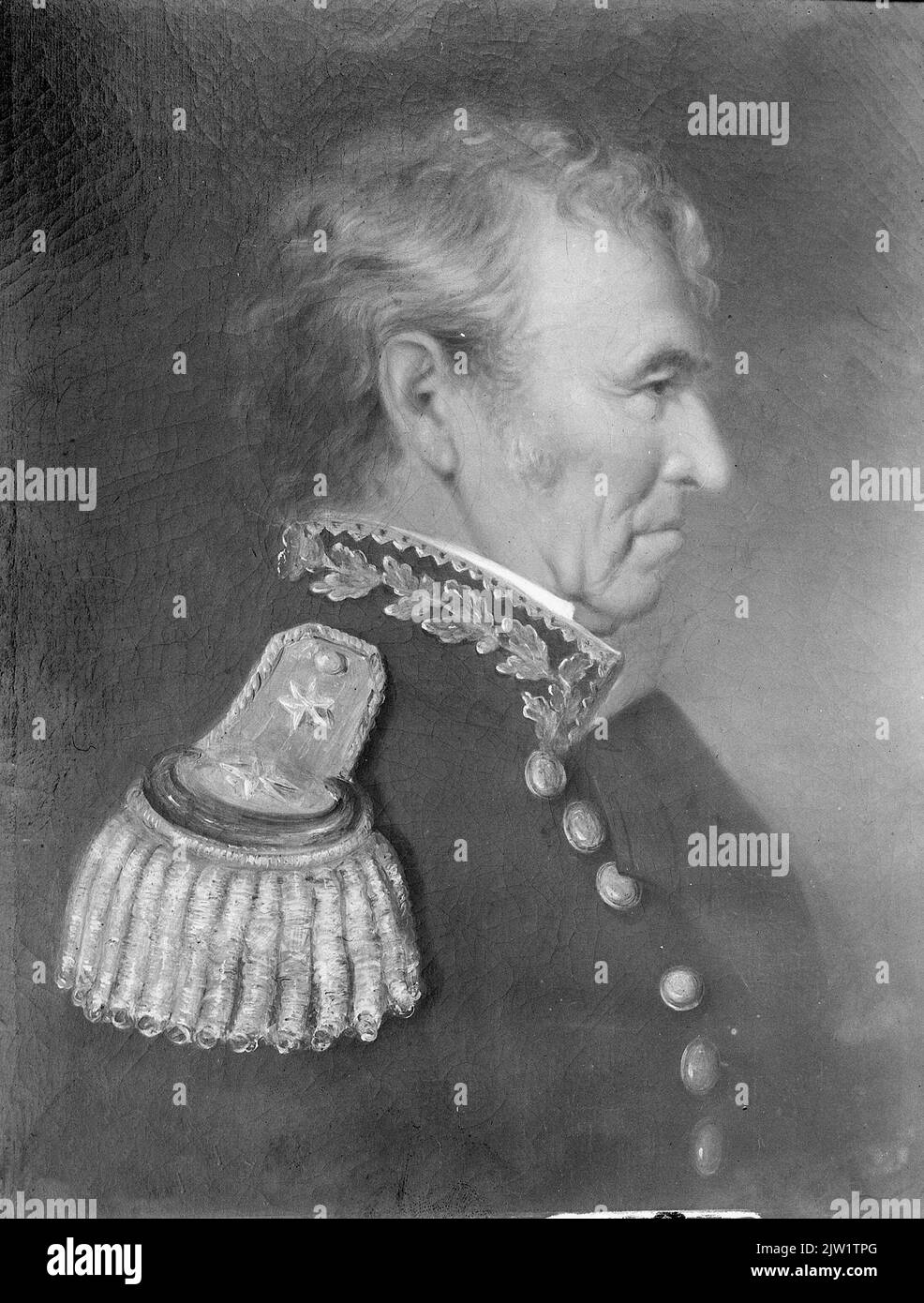 A painted portrait of Zachary Taylor. Taylor was the twelfth president ...