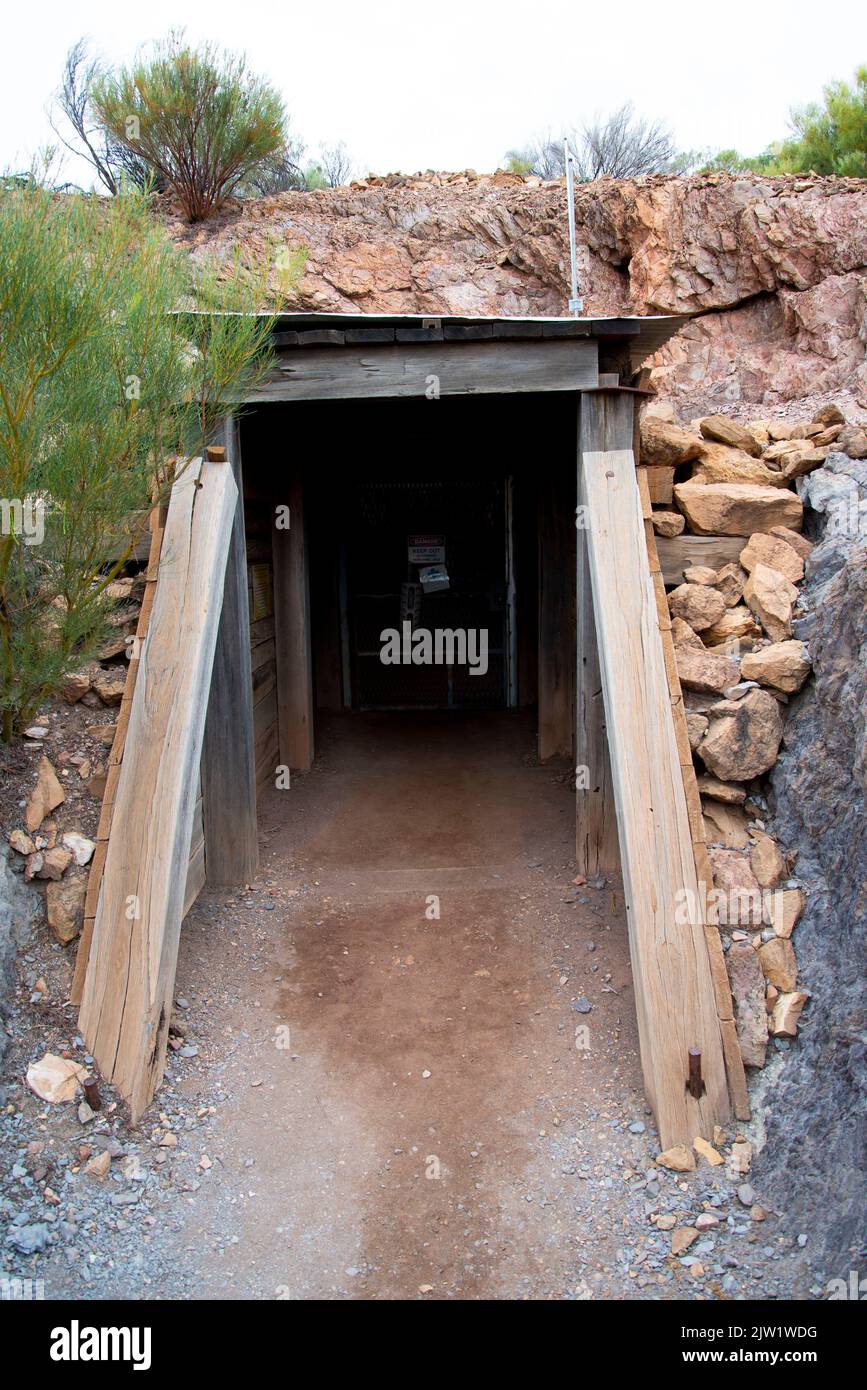 Old Underground Mine Tunnel Entrance Stock Photo - Alamy