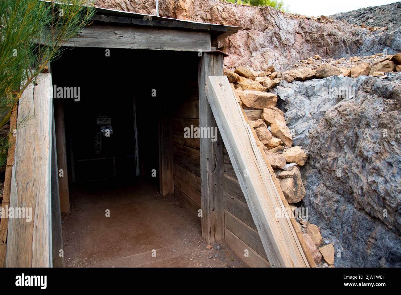 Old Underground Mine Tunnel Entrance Stock Photo - Alamy