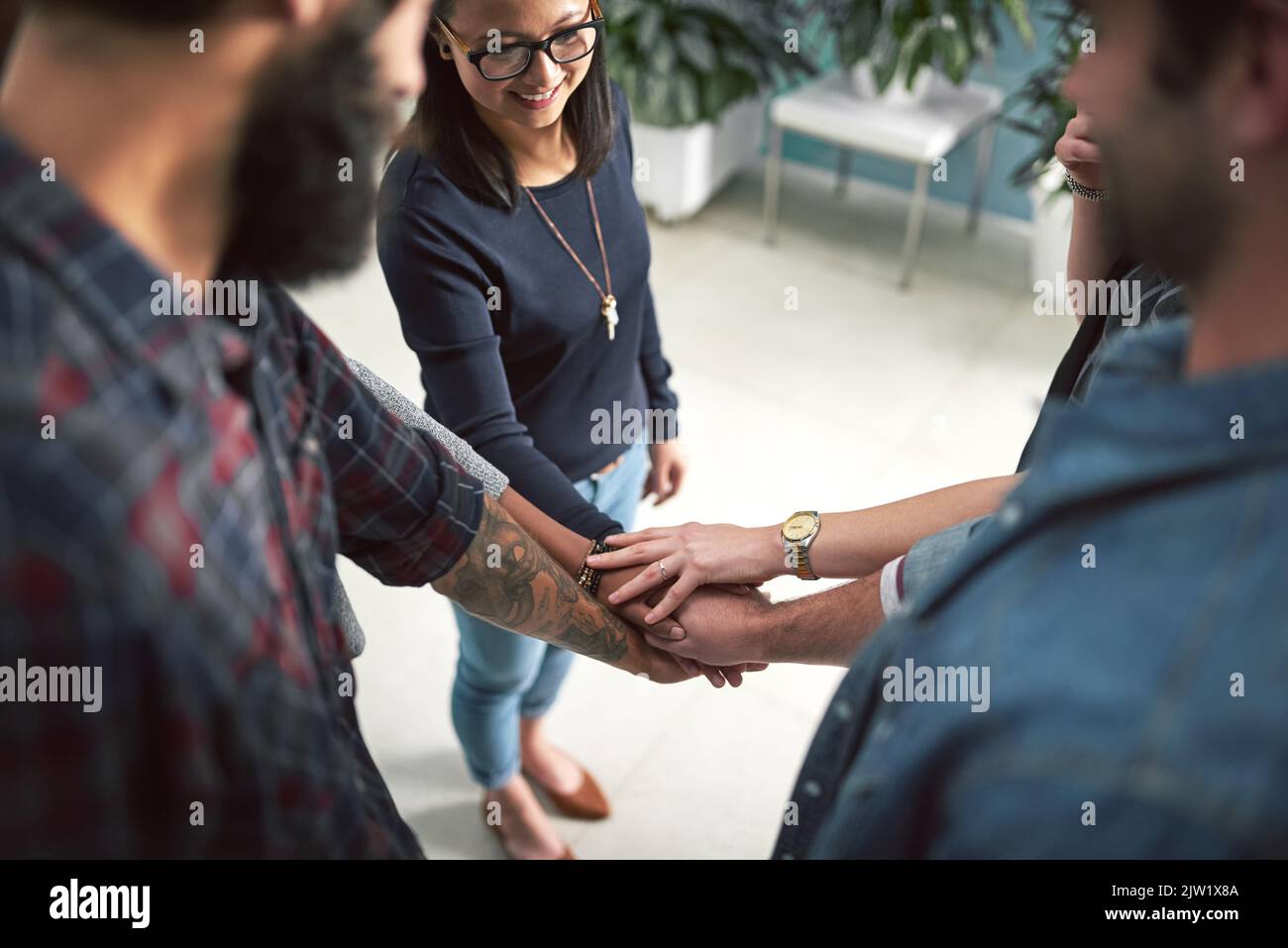 Each individual makes a valuable contribution. a group of creative ...