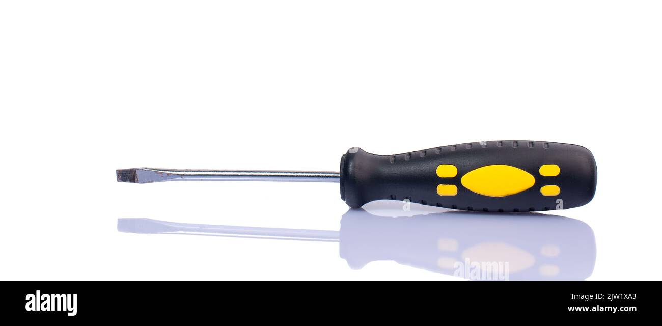 screwdriver isolated on white background Stock Photo - Alamy