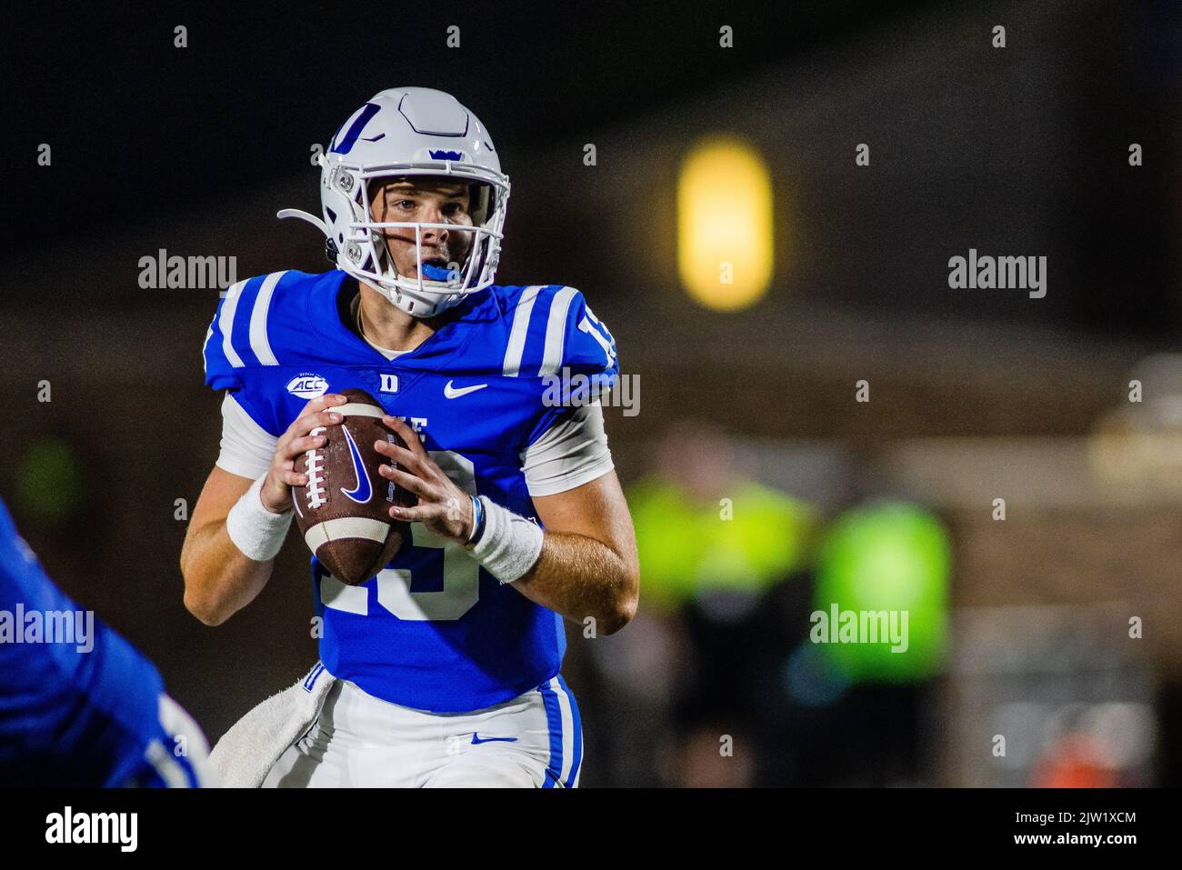 September 2, 2022: Duke Blue Devils quarterback Riley Leonard (13 ...