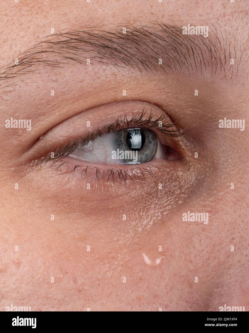 Woman tear eye hi-res stock photography and images - Alamy