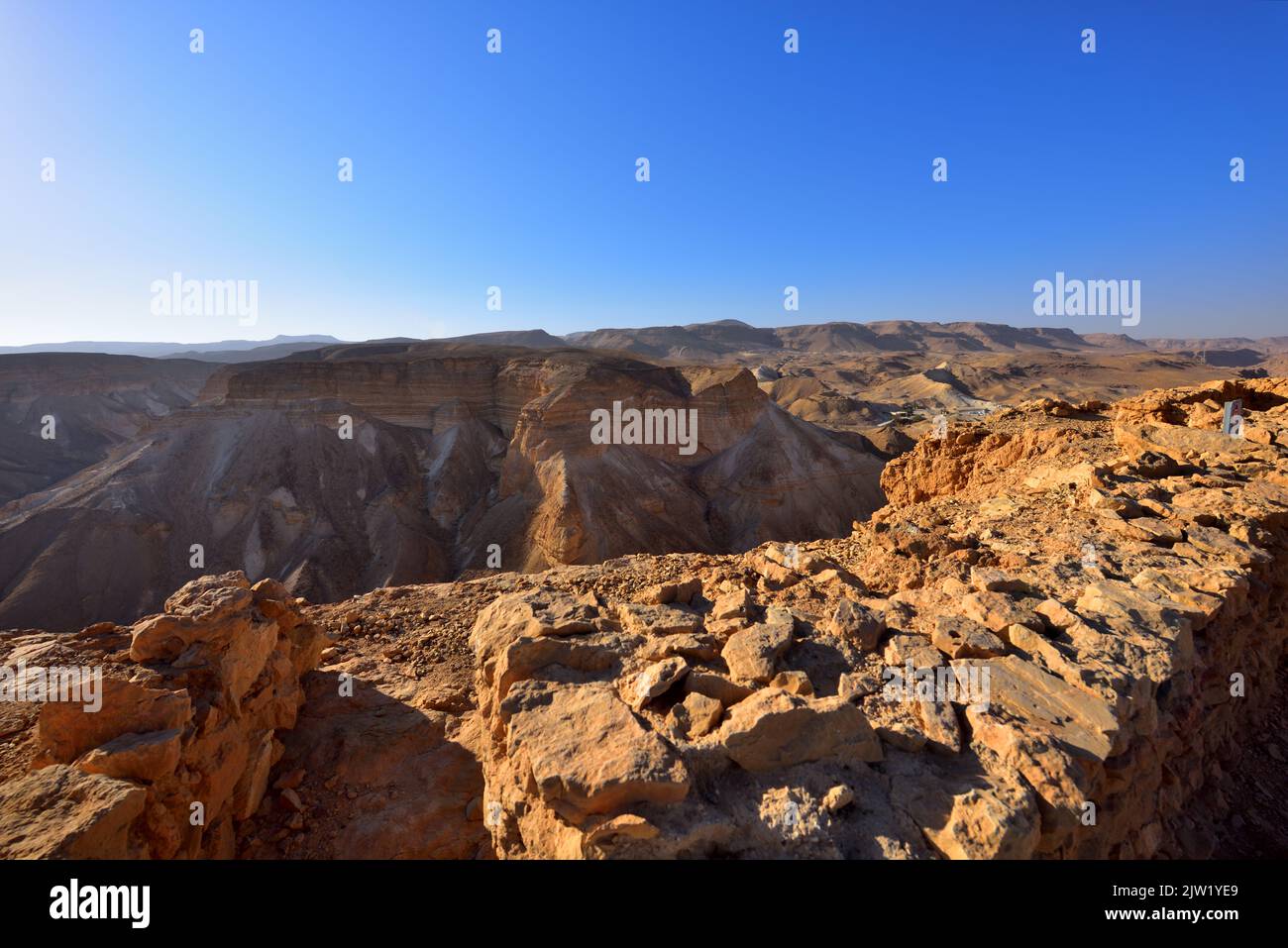 Holy Land of Israel. The Fortress Massada Stock Photo - Alamy