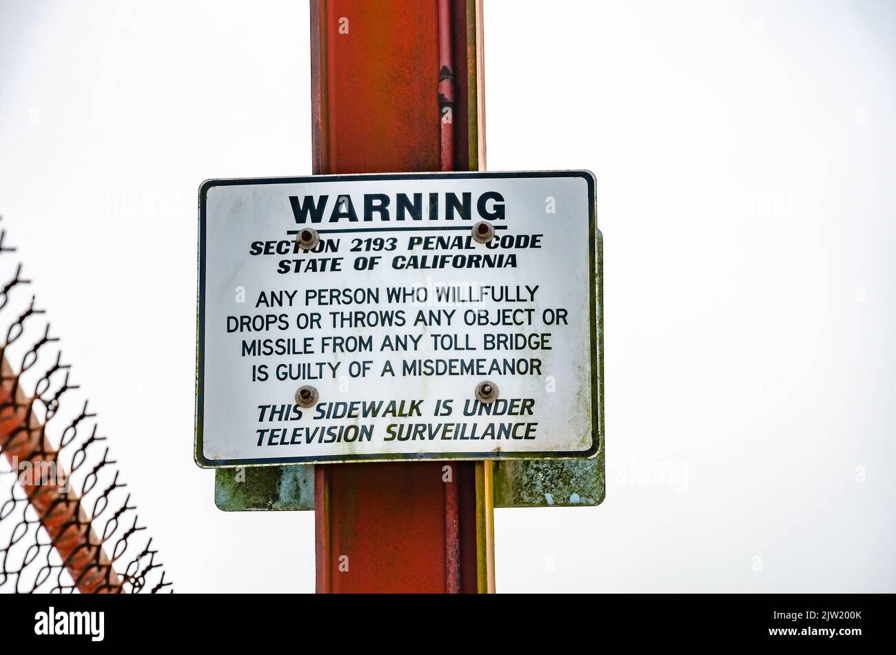 Penalty not shutting gate sign hi-res stock photography and images - Alamy