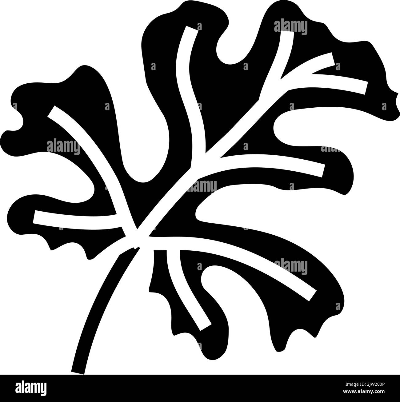 leaf watermelon glyph icon vector illustration Stock Vector Image & Art ...