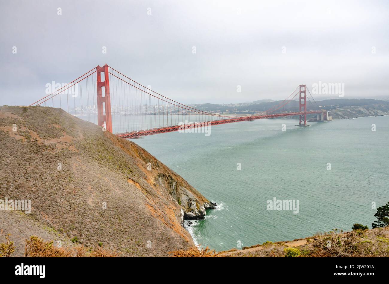 The Golden Gate Bridge in San Francisco, California is an iconic ...