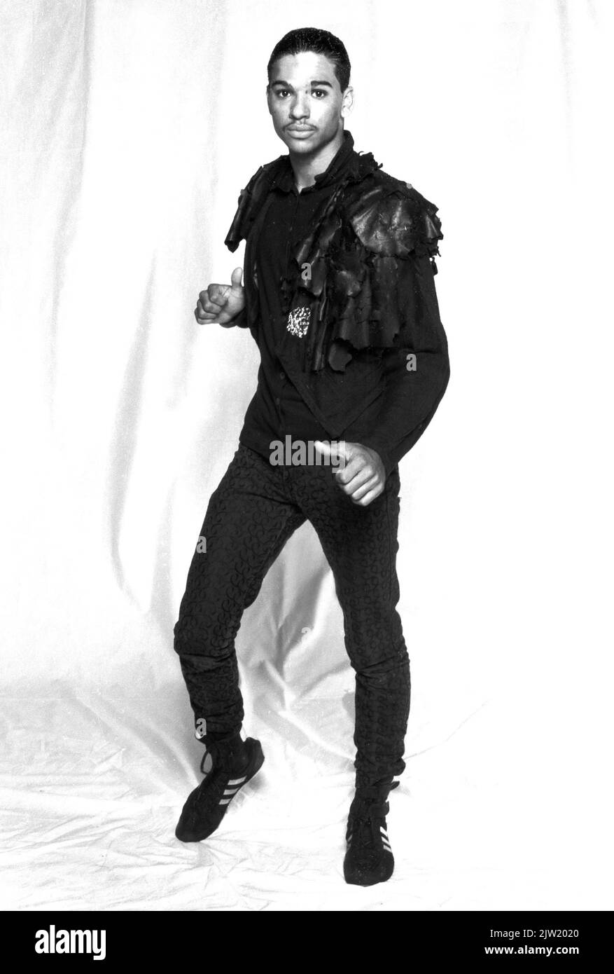 Chico Debarge portraits backstage at American Bandstand in 1987 Credit ...