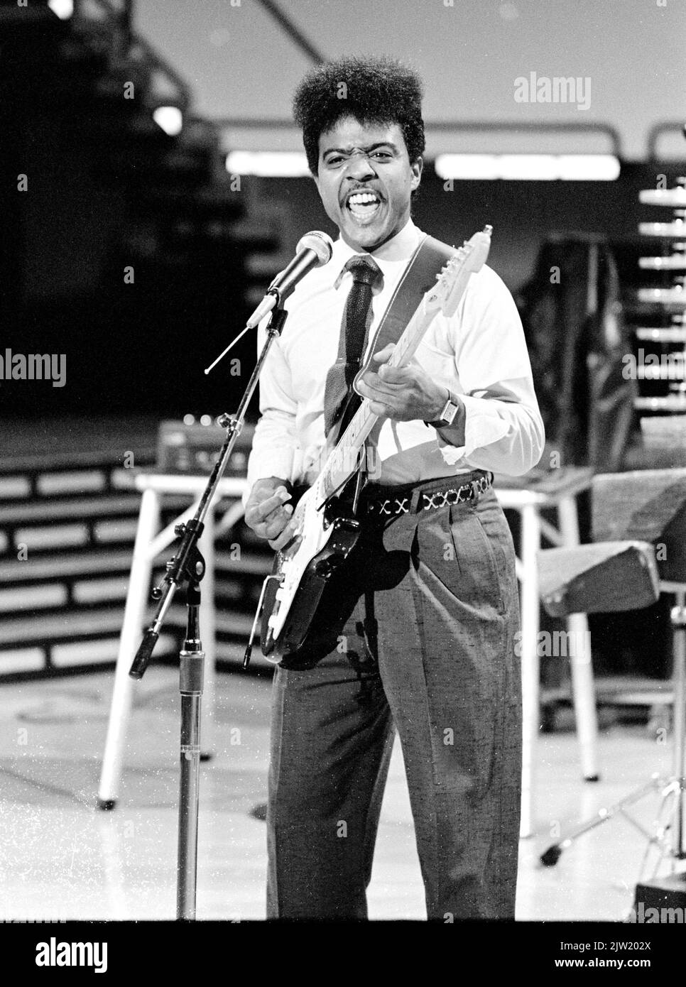 American bandstand tv show Black and White Stock Photos & Images - Alamy