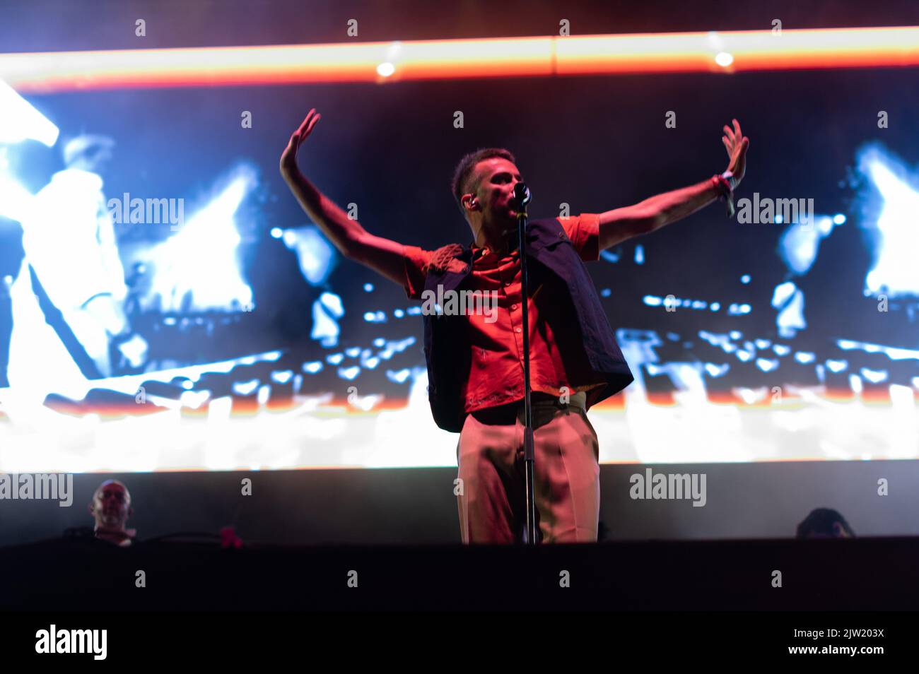 Spanish band Vetusta Morla performs live during Vive Latino 2022 ...