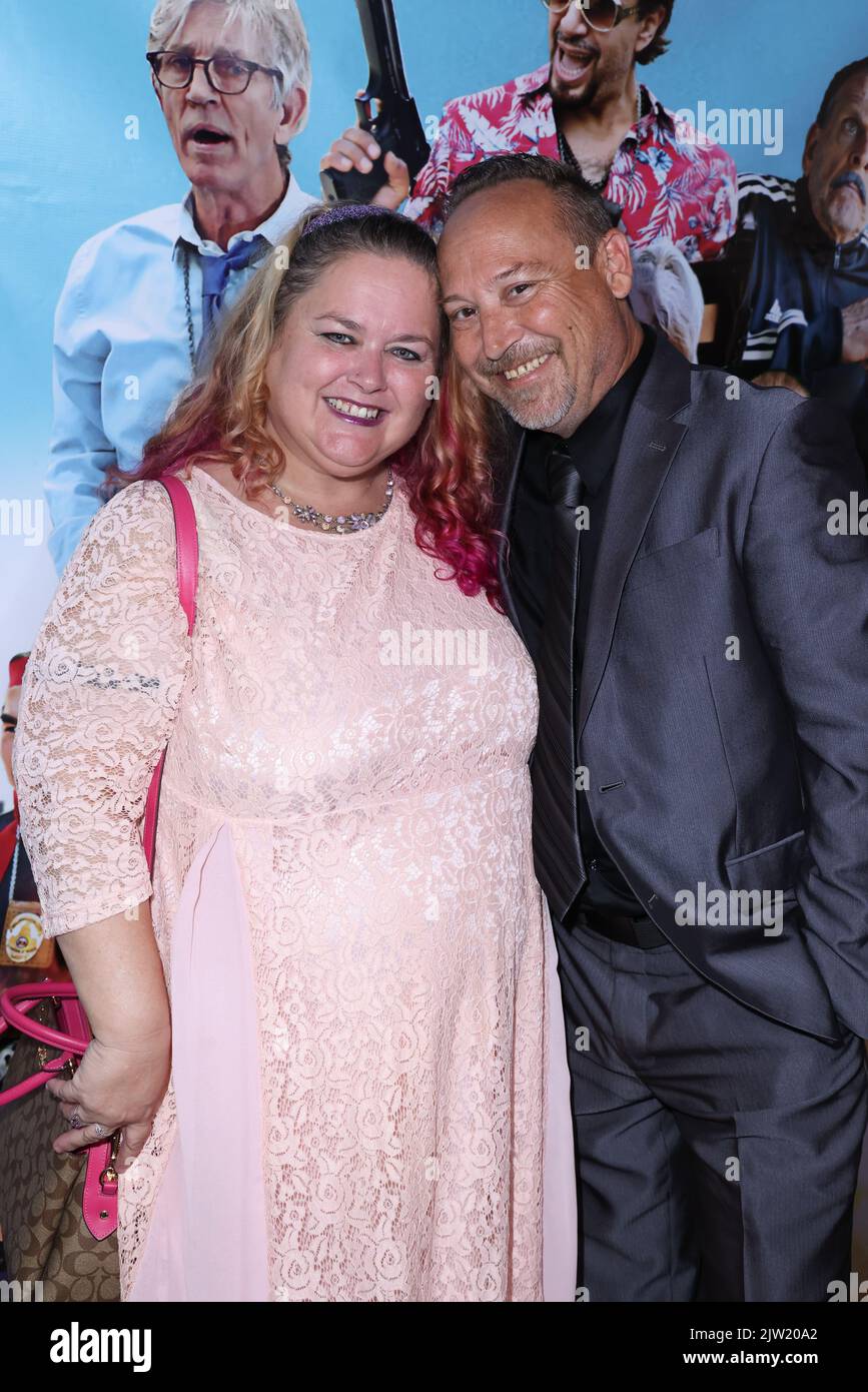 Los Angeles, California, USA. 1st September, 2022. Pinky and Keith Coogan attending the premiere ...