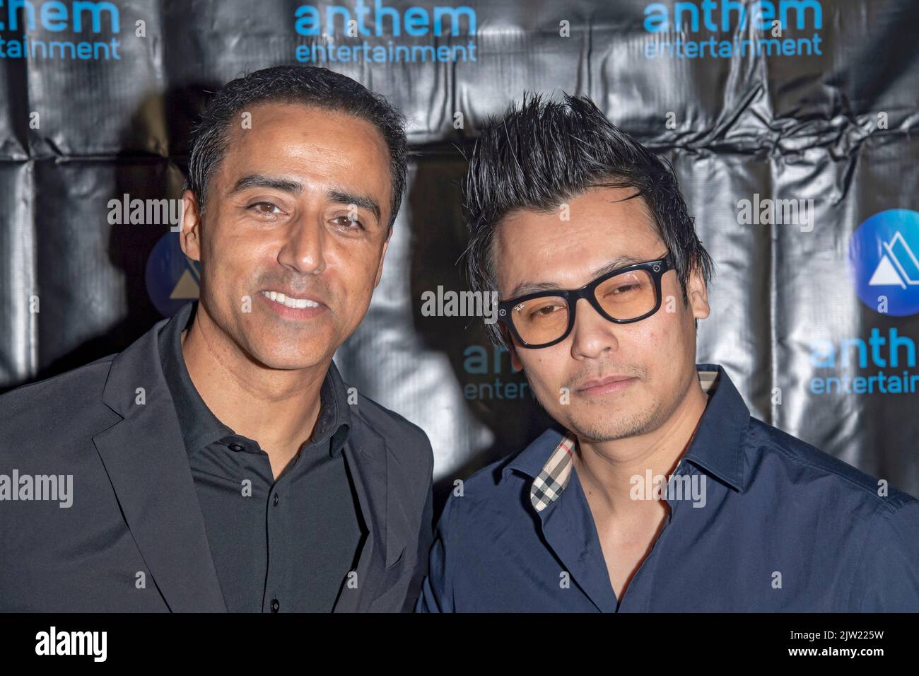 NEW YORK, NEW YORK - SEPTEMBER 02: Frank Lecari and Khoa Dinh Le attend ...