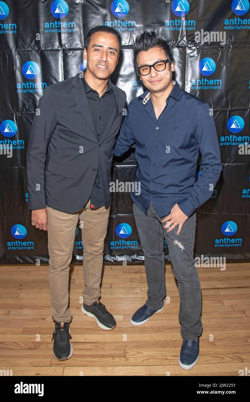 NEW YORK, NEW YORK - SEPTEMBER 02: Frank Lecari and Khoa Dinh Le attend ...