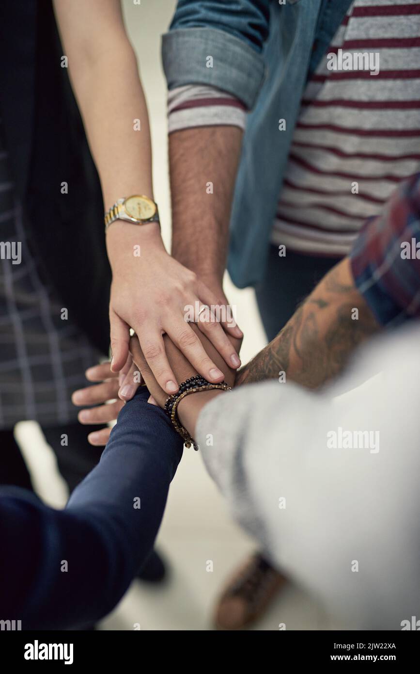 Were committed to teamwork. a group of designers coming together as one ...