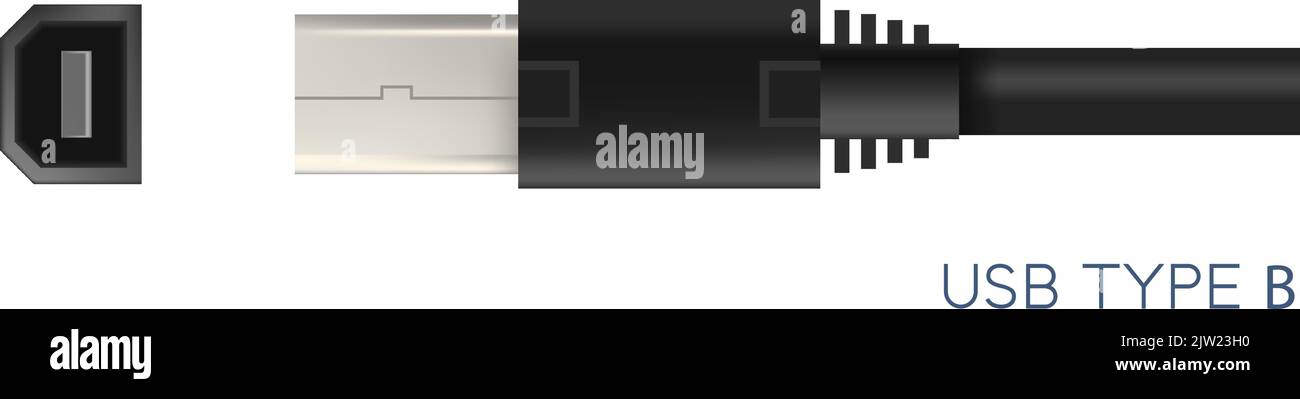 Usb b Stock Vector Images - Alamy