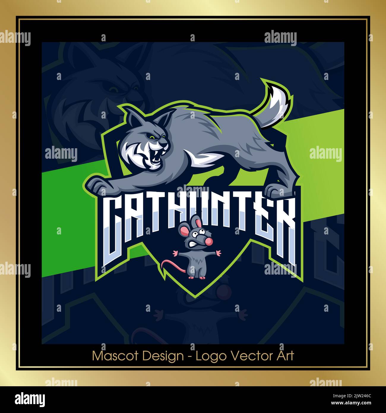 T shirt gun mascot Stock Vector Images - Alamy