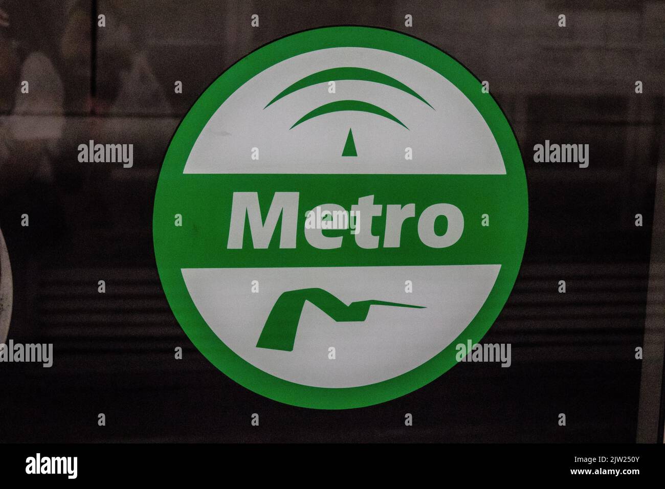 Seville, Spain - September 01, 2022 The Seville metro is a public ...