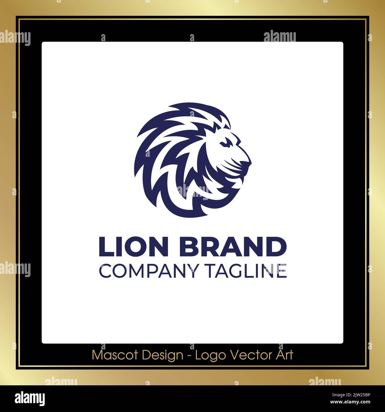 Lion vector, illustration mascot design. Suitable for Company, Logo ...