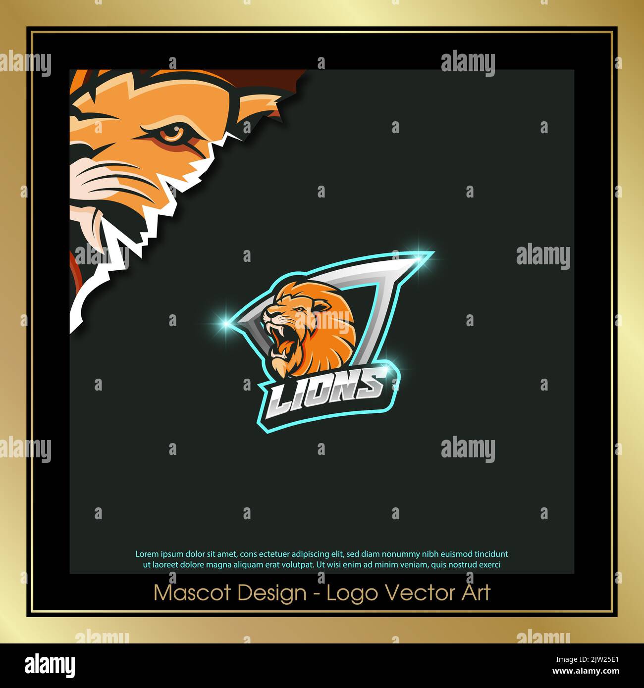 Collage lion Stock Vector Images - Alamy