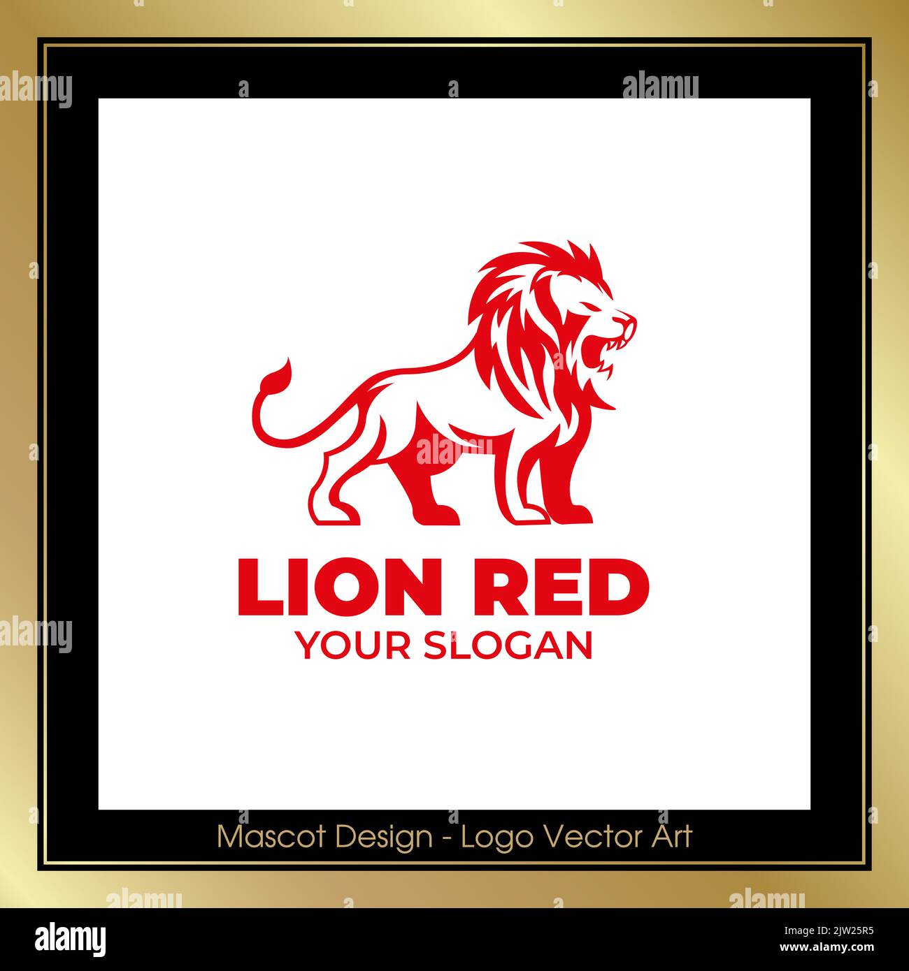 Logo lion vector vectors hi-res stock photography and images - Alamy