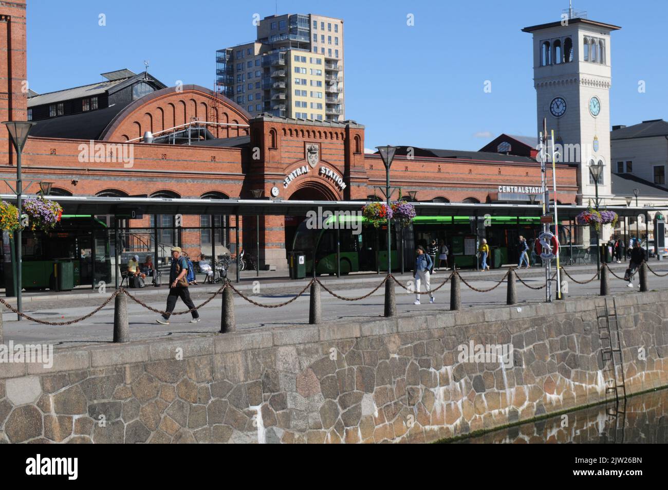 Malmo /Sweden/02 September 2022/Malmo main strain sttion enterial view ...