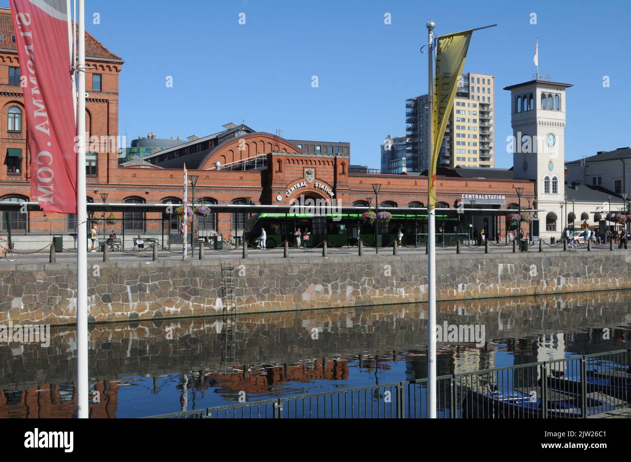 Malmo /Sweden/02 September 2022/Malmo main strain sttion enterial view ...