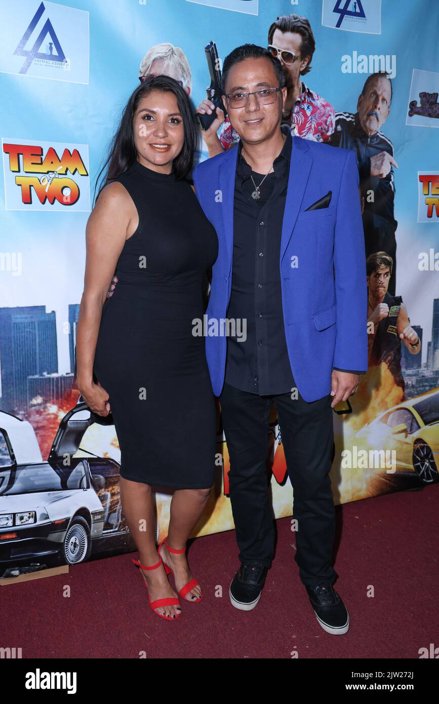 Los Angeles, California, USA. 1st September, 2022. A guest and Tony Chi-Su attending the ...