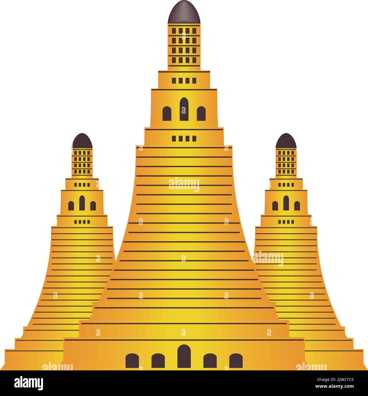 sacred thai temple Stock Vector Image & Art - Alamy